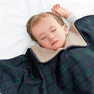 WINGOFFLY Baby Stroller Pram Carrier Windproof Warm Blanket Baby Car Seat Cover with Clip (Green)