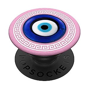 Greek Matiasma Evil Eye & Key Symbol PopSockets PopGrip: Swappable Grip for Phones & Tablets