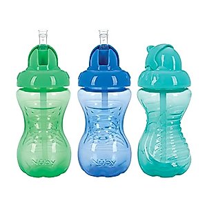 Nuby No-Spill Flip-It Cup, 10 Ounce (CMV (3 Count))
