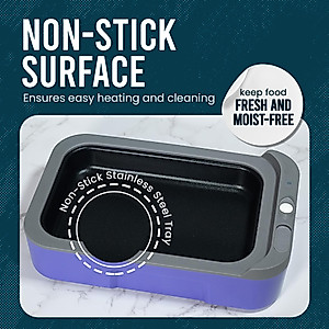 Hot Bento – Self Heated Lunch Box and Food Warmer – Battery Powered, Portable, Cordless, Hot Meals for Office, Travel, School, Jobsite, Picnics, Outdoor Recreation, Kitchen Meal Prep