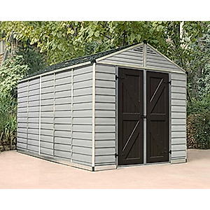 Palram - Canopia SkyLight 8' x 12' Storage Shed - Tan