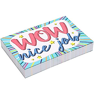 Bright Creations Wow Great Job Inspirational Postcards (4 x 6 in, 50 Pack)