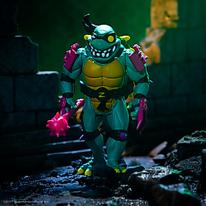 Super7 Teenage Mutant Ninja Turtles Slash 3.75 in Reaction Figure
