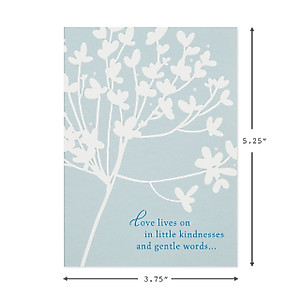 Hallmark Pack of 20 Thank You for Your Sympathy Cards, Cherry Blossom (Funeral Thank You Cards)