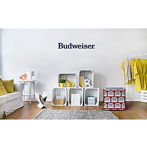 CURTIS FR103BUD Budweiser, Mini Fridge with Freezer - 1.6 Cu Ft Compact Small Beverage Drinks Refrigerator with Reversible Doors - Perfect for Office, Home, Dorm, or Games Room