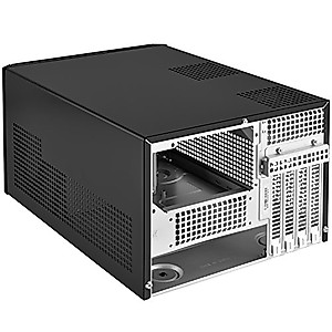 Silverstone Tek Micro-ATX, Mini-DTX, Mini-ITX Small Form Factor Computer Case, Compatible with ATX PSU Cases SG11B