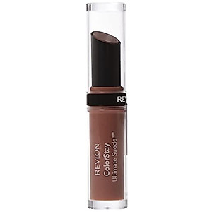 REVLON ColorStay Ultimate Suede Lipstick, Longwear Soft, Ultra-Hydrating High-Impact Lip Color, Formulated with Vitamin E, Influencer (099), 0.09 oz