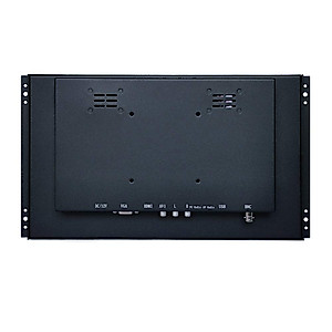 iChawk 13.3'' inch PC Monitor 1920x1080p 16:9 IPS BNC HDMI-in Metal Shell Embedded Open Frame Built-in Speaker Remote Control LCD Screen Display USB Port Pluggable U-Disk Small Video Player K133MN-56