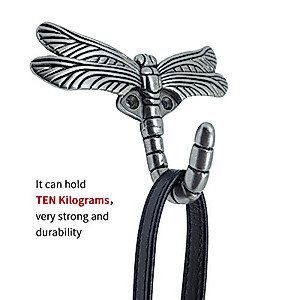 Decorative Dragonfly Hooks - Dragonfly Coat Towel Robe Bathroom Wall Animal Hooks Outdoor(Pack of 4)
