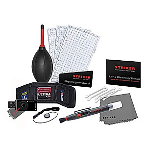 Sony Alpha a7 III Mirrorless Digital Camera - Body Only with Deluxe Striker Bundle: Includes – Memory Cards, Large Tripod, Camera Bag, Extra Battery, Cleaning Kit, and More