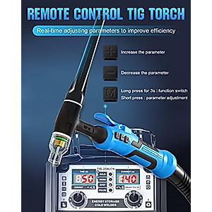 ANDELI TIG Welder 220V Energy Storage Cold Welding Machine with Hot/Cold/TIG Pulse Cold TIG Welding Machine TIG-250CLN