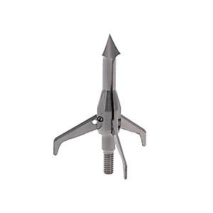 TRUGLO Titanium X 100 Grain Backflip Mechanical Broadhead for Compound Bow Hunting - 3-Blade, 5/8' Flight Dia; 1 1/2' Cutting Dia