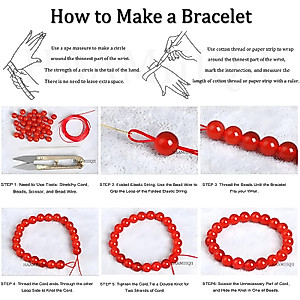 HAAMIIQII 45pcs 8mm Natural Amethyst Stone Beads Round Loose Gemstone Beads for Jewelry Making Strand 15 Inch