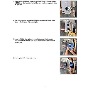 OdorStop OS72PRO UV Air Purifier 72W System with Energy Saving Airflow Sensor and 16-in Bulbs