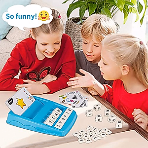 DEGIDEGI Matching Letter Games for Kids Age 3-8, 2 in 1 Spelling & Reading Educational Toys Flash Cards Number & Color Recognition Preschool Learning Sight Words Toys Birthday Gift for Toddlers