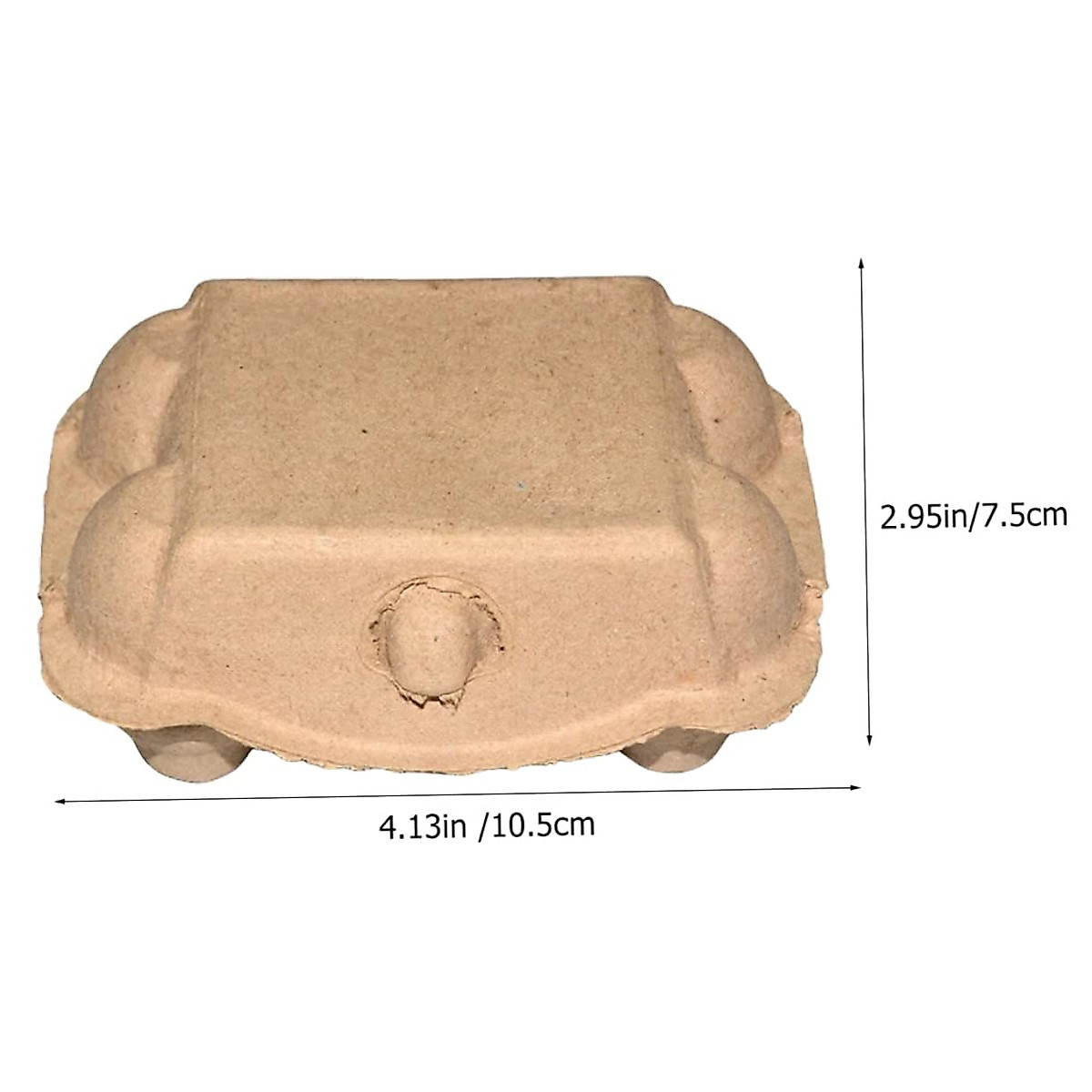 Egg Container 20pcs Box Egg Carton Eggs Pulp Packing Box Egg Tray