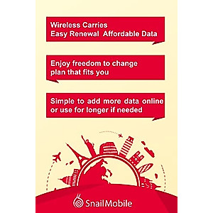 SnailMobile Taiwan SIM Card 8-Day Unlimited Data Usage for China Travel,Data Roaming(3-in-1 SIM Card)