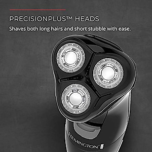 Remington PR1235 R3 Power Series Rotary Shaver, Men's Electric Razor, Electric Shaver, Black