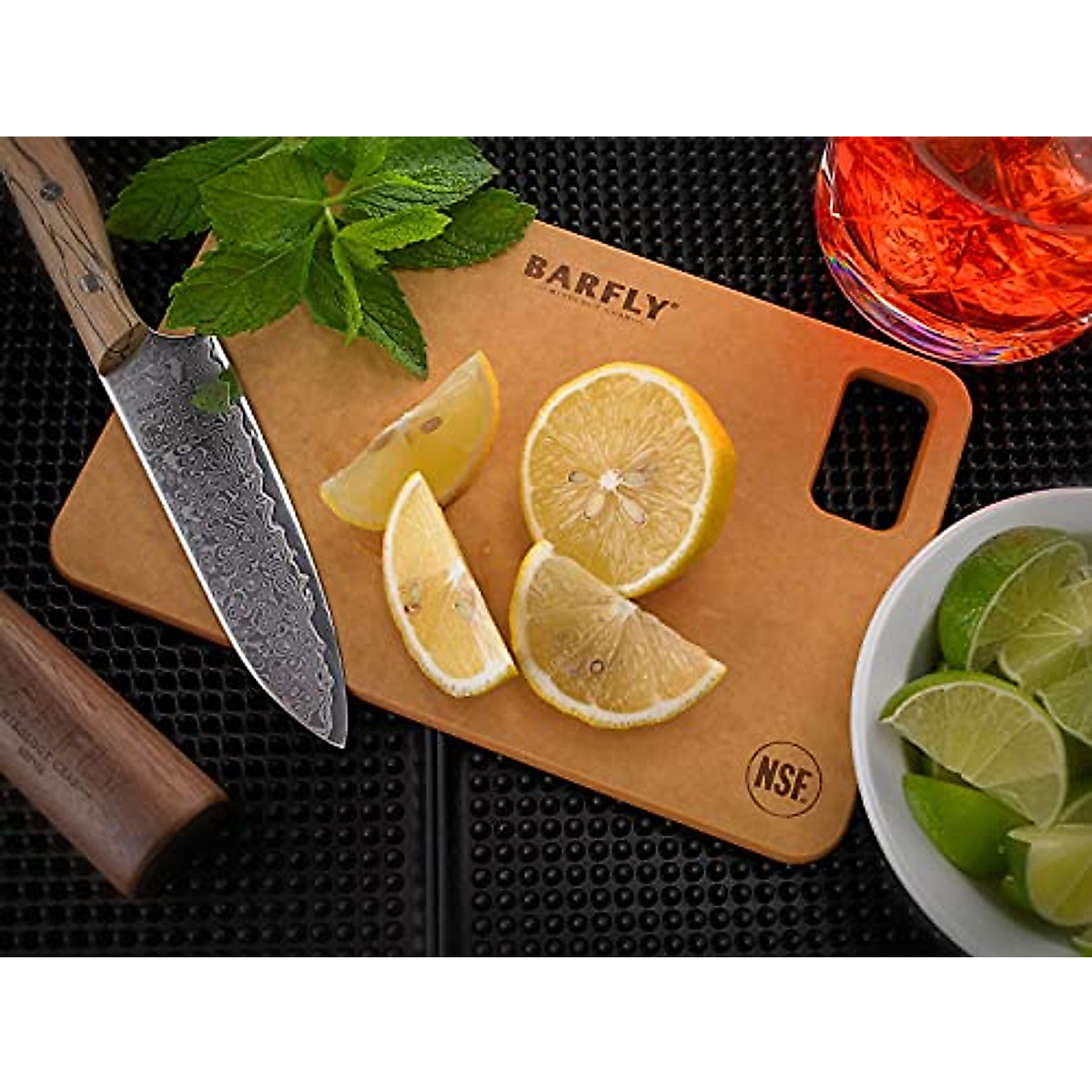 Barfly Bar Prep Cutting Board, 9-Inch x 6-Inch
