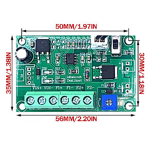 Abovehill PWM Fan Speed Controller, Adjustable Temperature Control Module 2A with Temperature Sensor for 12V/24V DC Fan