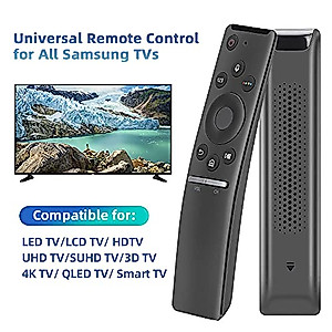 Gvirtue Universal Voice Remote Control for Samsung Smart TV LED QLED LCD 4K 8K UHD HDTV 3D Crystal Frame Curved Smart TV