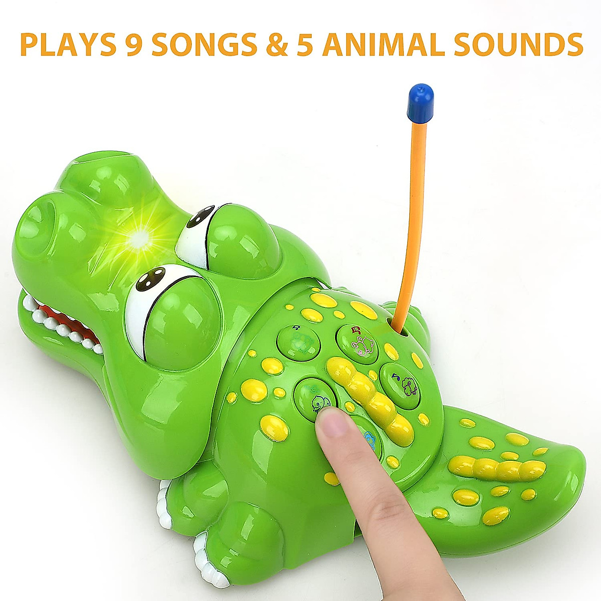 TOY Life Crocodile Remote Control Cars for Toddlers Boys Girls 3-5 4-7, Toddler RC Car Toys Gifts for 2 Year Old Boys, Kids Baby Remote Control Toy Cars, Race Car Toys, Alligator Toy