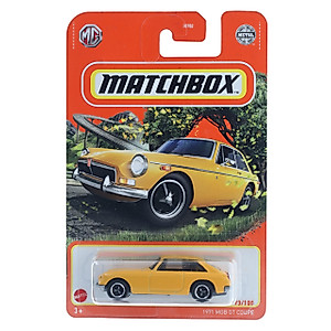 Matchbox 2022-1971 MGB GT Coupe [Yellow] 73/100