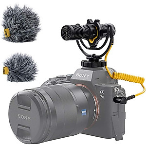Deity V-Mic D4 DUO Dual Capsule Directional Shotgun Microphone Condenser Recording Microphone for DSLR IpadOS Computers Smartphones