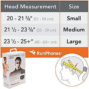 RunPhones New AcousticSheep Wireless | Bluetooth Headphones for Running, Exercise & More | Flat Speakers | Rechargeable Battery Lasts Up to 12 Hours (Small, Swift Black)