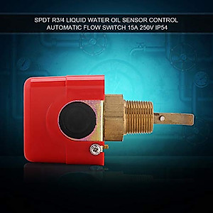 Water Flow Switch Automatic Control Flow Sensor Switch R3/4 Thread Paddle Type Liquid Water Oil Flow Sensor Switch
