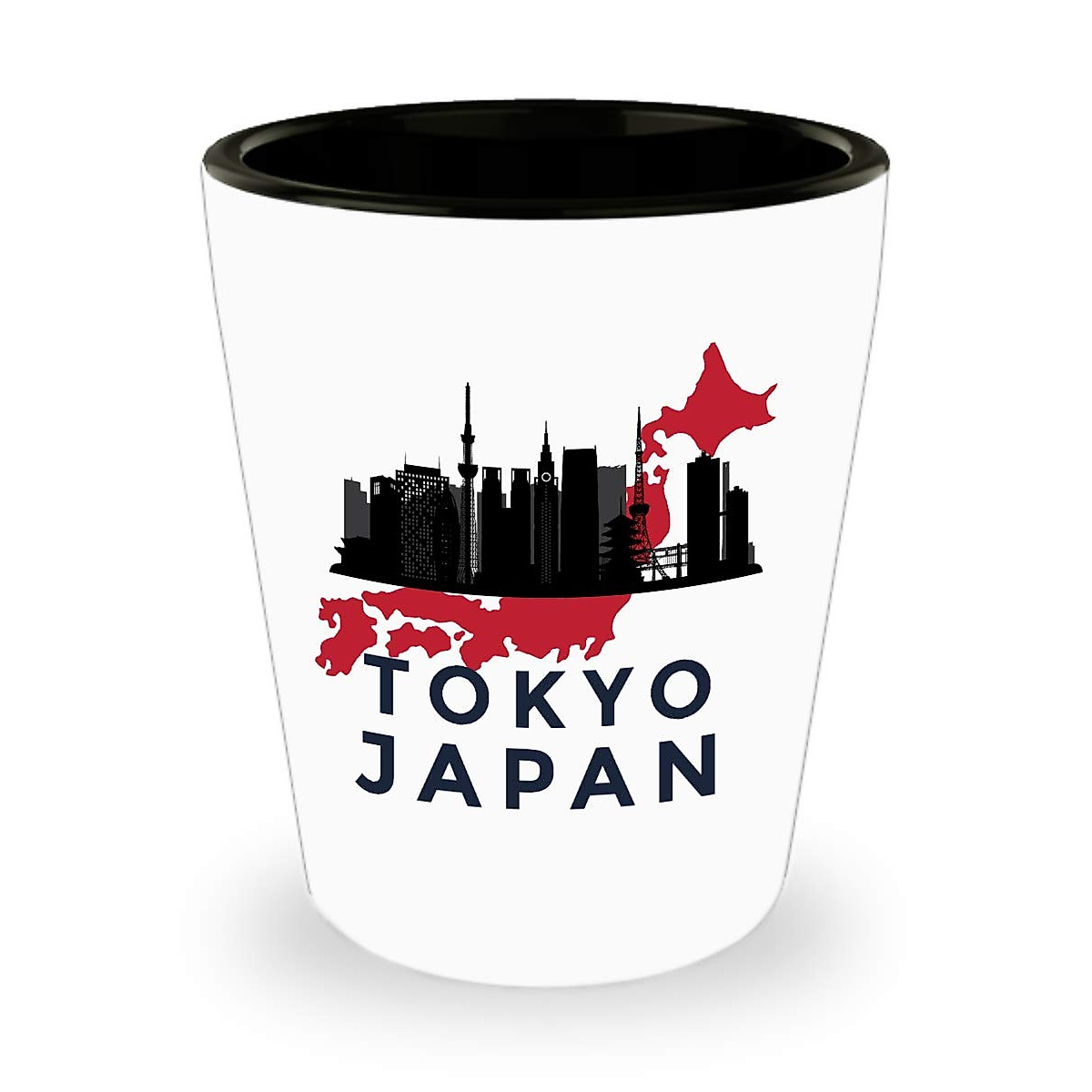 Tokyo Shot Glass Tokyo City Skyline Silhouette Japan Gift