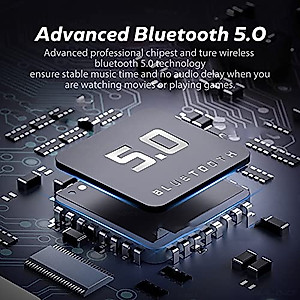 Changes That Heal Bluetooth Earphone Led Display Wireless Headphone TWS With Microphone Stereo Earbuds Waterproof Noise Cancelling Headsets,white