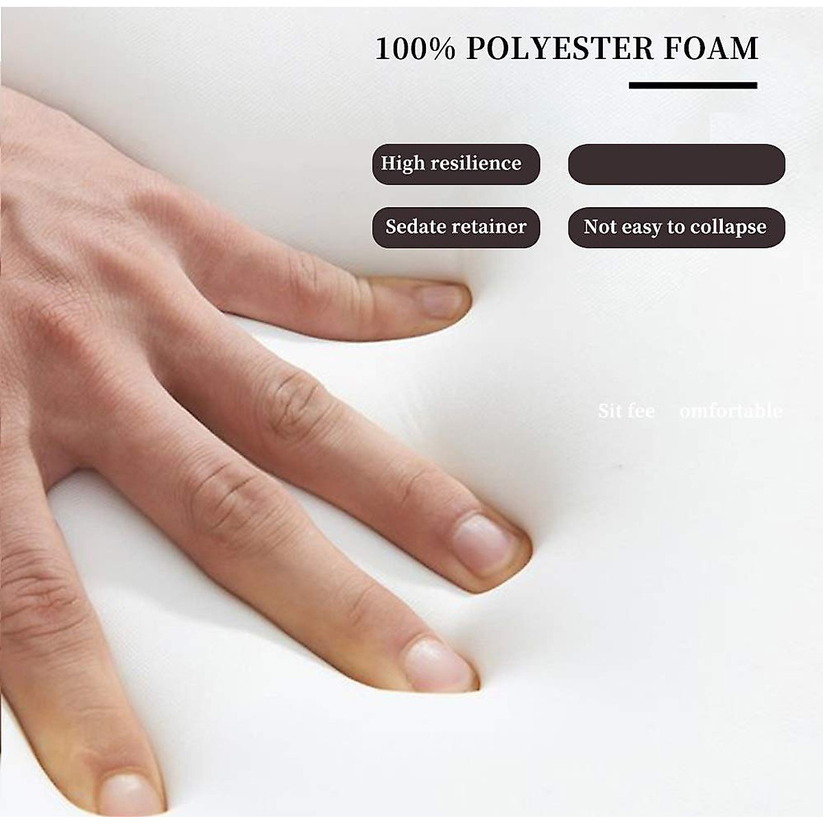 Danxee Velvet Fabric Sofa Couch 71" Wide Mid Century Modern Tufted Fabric Sofa Living Room Sofa 700lb Heavy Duty with 2 Pillows (Emerald)