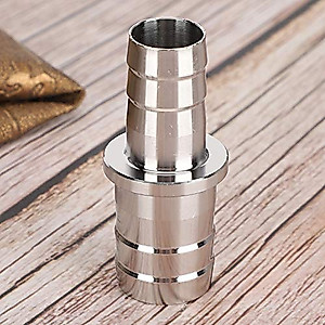 Aquarium Hose Adapter, Stainless Steel Fish Tank Water Pipe Adapter Converter Aquarium Tubing Pipe Connector Hose Joint Fittings(12mm to 16mm)