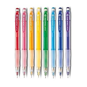 PILOT Color Eno 0.7mm Automatic Mechanical Pencil 8 Color Set