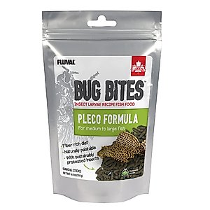 Fluval Bug Bites Bottom Feeder Fish Food, Sticks for Medium to Large Sized Fish, 4.59 oz., A6587