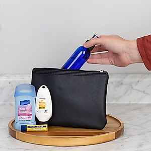 Cornucopia 4oz Blue Empty Plastic Refillable PET Spray Bottles w/Fine Mist Atomizer Caps (6-Pack); Sprayers for DIY Home Cleaning, Aromatherapy, Travel, & Beauty Care (4 Ounce, Cobalt Blue, 6)