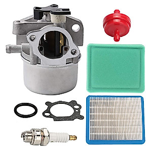 Fremnily 799866 Carburetor + 491588 491588S Air Filter for 190CC 725EX 790845 799871 796707 794304 Engines Toro Craftsman Troy Bilt 6.75 Lawn Mower
