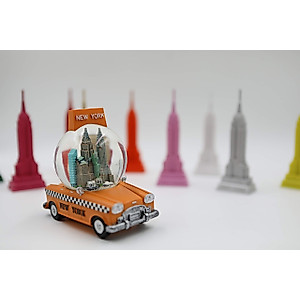 ZIZO New York City Taxi Yellow Cap Snow Globe for Women, Men and Kids Christmas Snowglobe 5 inches