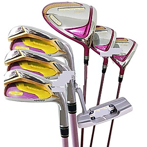ENEMO New Women Golf Clubs 4 Star HONMA S-07 Compelete Set of Clubs Golf Driver Fairway Wood Irons Putter L Flex Graphite Shaft No Bag
