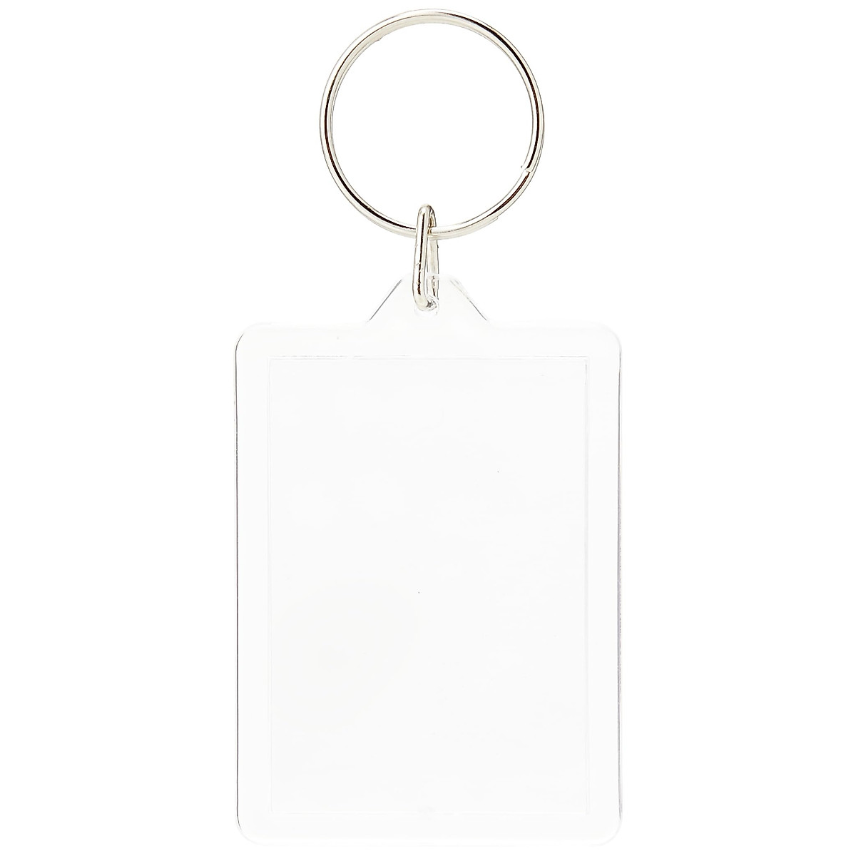 Baker Ross-E4572 Make Your Own Keyring Kit (Pack of 8), For Kids To Assemble And Attach To Key Rings And Bags, 8-pk, White