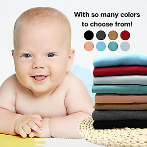 Happy BeeHinds Preflat Baby Diapers - Organic Cotton Cloth Diapers for Babies, Soft and Gentle Solution Perfect for Overnight Diapering, with a Custom Fit and Silky Soft Material (Turquoise)