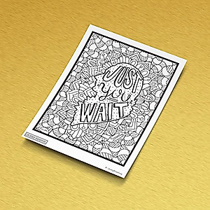 Hamilton | “Just You Wait” Collection | Coloring Pages by Coloring Broadway | Hand-Drawn Illustrations - Printed on Matte Card Stock (8.5" x 11") - Set of 4 Individual Pages