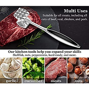 Aliglow Meat Tenderizer Hammer Tool/Pounder For Tenderizing Steak Beef Poultry