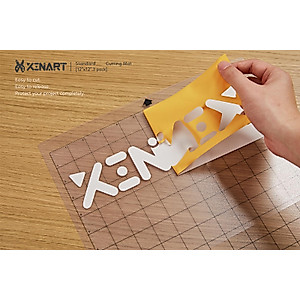 XINART StandardGrip Cutting Mat for Silhouette Cameo 4/3/2/1(3 Mats,12x12 inch) Standard Grip Adhesive Sticky Accessories Craft Vinyl Replacement Cut Mats for Silhouette Cameo