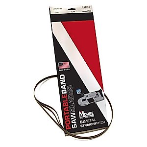 Morse Straight Pitch Bi-Metal Portable Band Saw Blade 44 7/8 x 1/2 x .020 24 TPI 3/Box (001236 / ZWEP4424W)