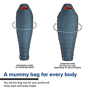 Big Agnes Torchlight (600 DownTek) Sleeping Bag, 30 Degree, Long