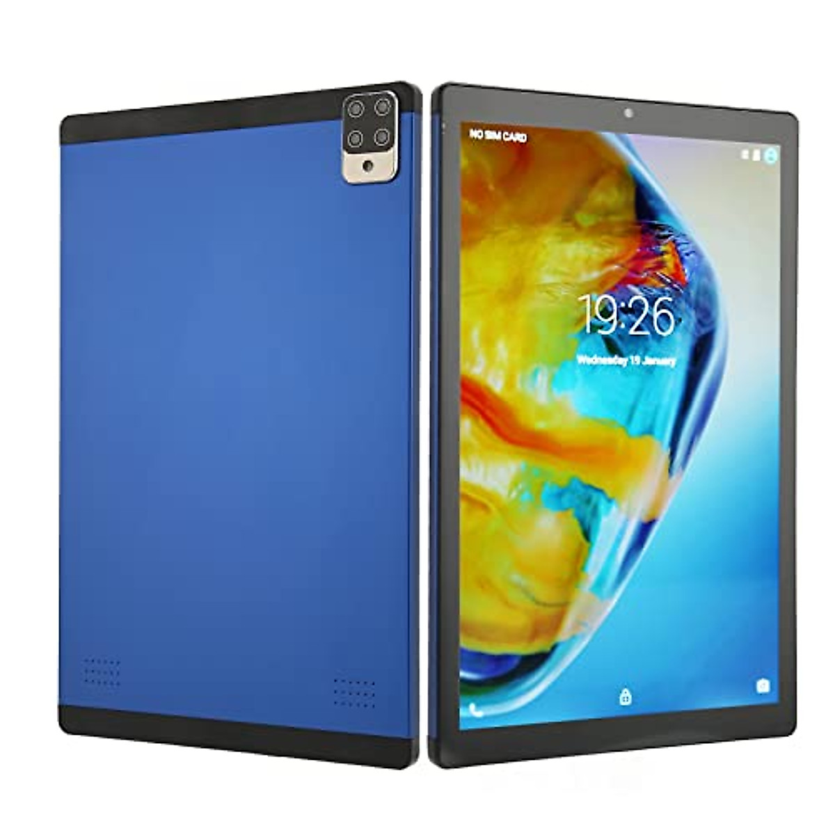 Naroote Gaming Tablet, 10 Inch Tablet IPS Display 5G WiFi Blue for Travel (US Plug)