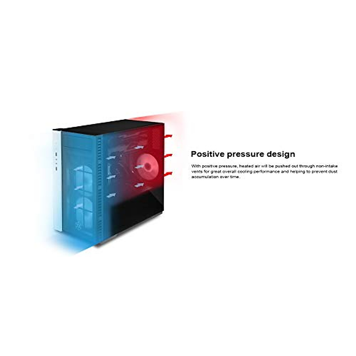 SilverStone Technology RL08BR-RGB Black and Red Micro-ATX Case with Tempered Glass Side Panel and 2 x120mm RGB Fans