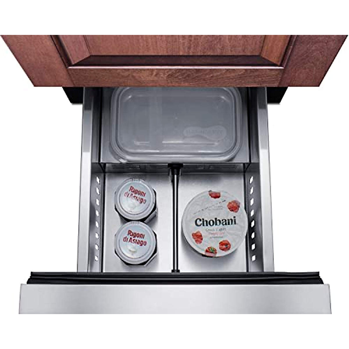 Summit Appliance ASDR1524PNR 15" Wide 2-Drawer All-Refrigerator; Panel-ready Drawer Fronts (Panels Not Included); 1.7 cu.ft Capacity; Frost-Free Operation; Stainless Steel Cabinet and Door